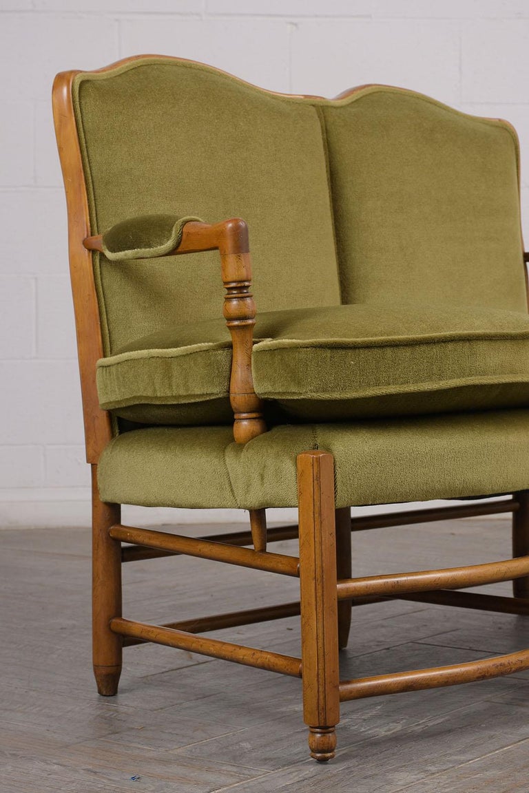 Antique Carved English Style Bench at 1stDibs