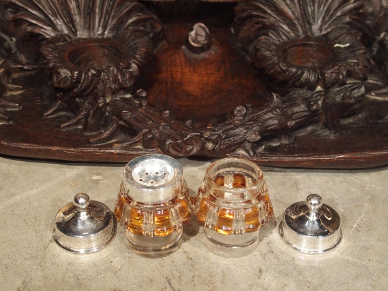 Antique Carved Inkwell, Swiss Milk Cow, Late 19th Century For Sale at ...