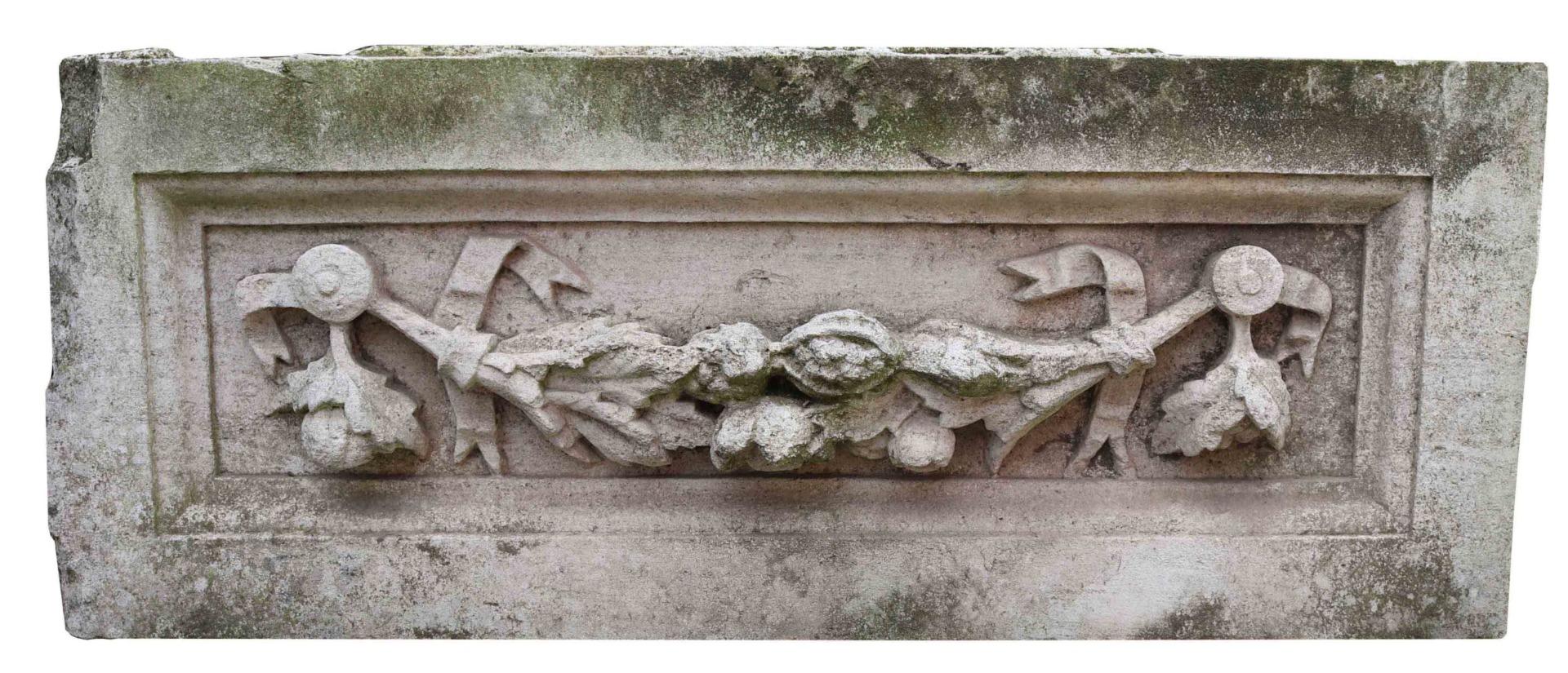 Antique Carved Portland Stone Plaque at 1stDibs
