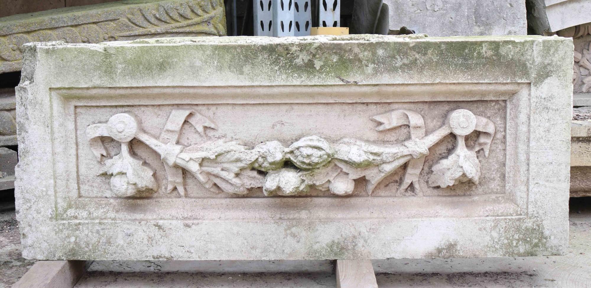 Antique Carved Portland Stone Plaque at 1stDibs