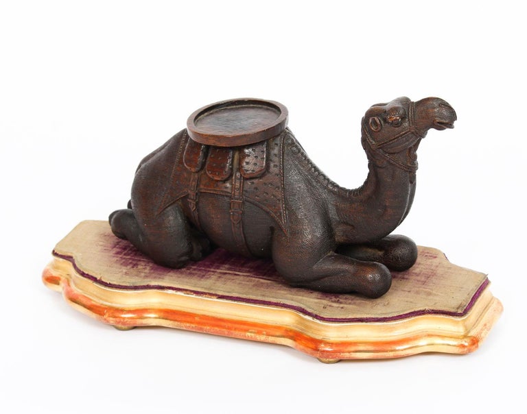 Antique Carved Wood Camel Stand Sculpture, 19th Century at 1stDibs