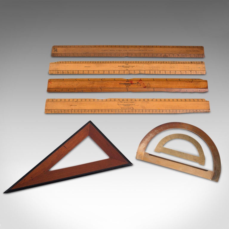 Antique Cased Draughtsman's Set, English, Architect's Drawing Tools ...