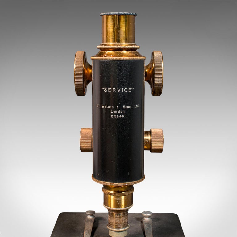 Antique Cased Microscope, English, Scientific Instrument, Watson of ...
