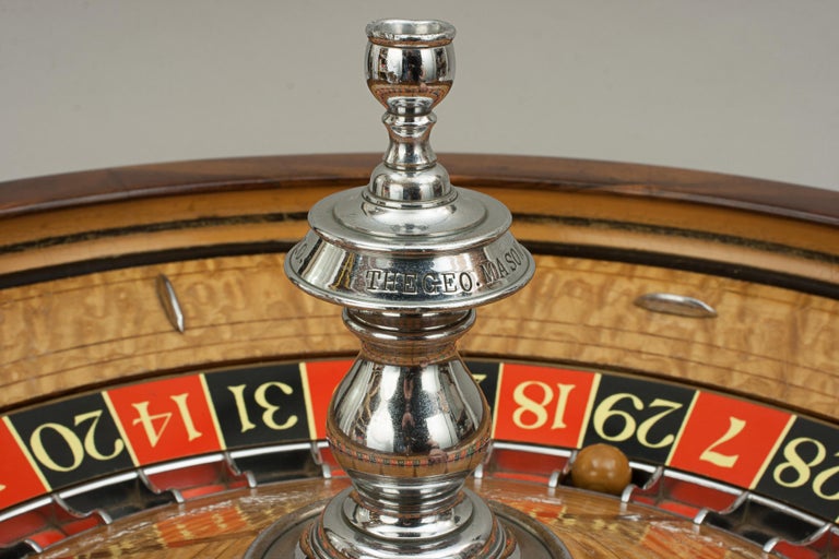 Antique Casino Roulette Wheel, George Mason Co. Denver Colorado at ...