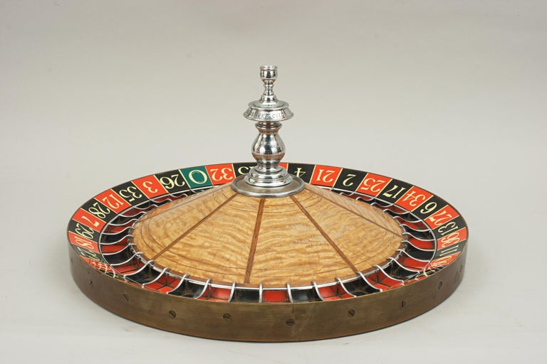 Antique Casino Roulette Wheel, George Mason Co. Denver Colorado at ...