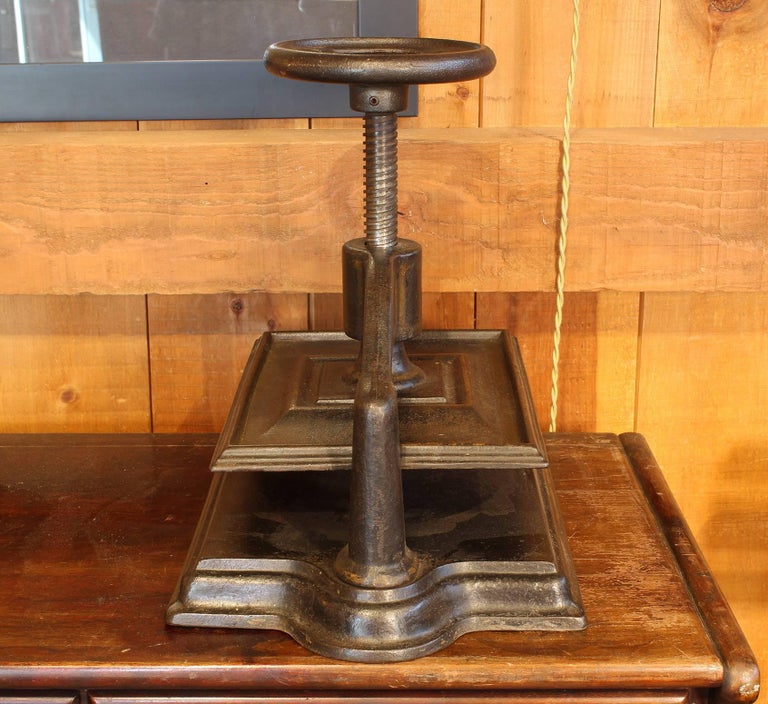 Antique Cast Iron Book Press at 1stDibs | antique cast iron book press ...
