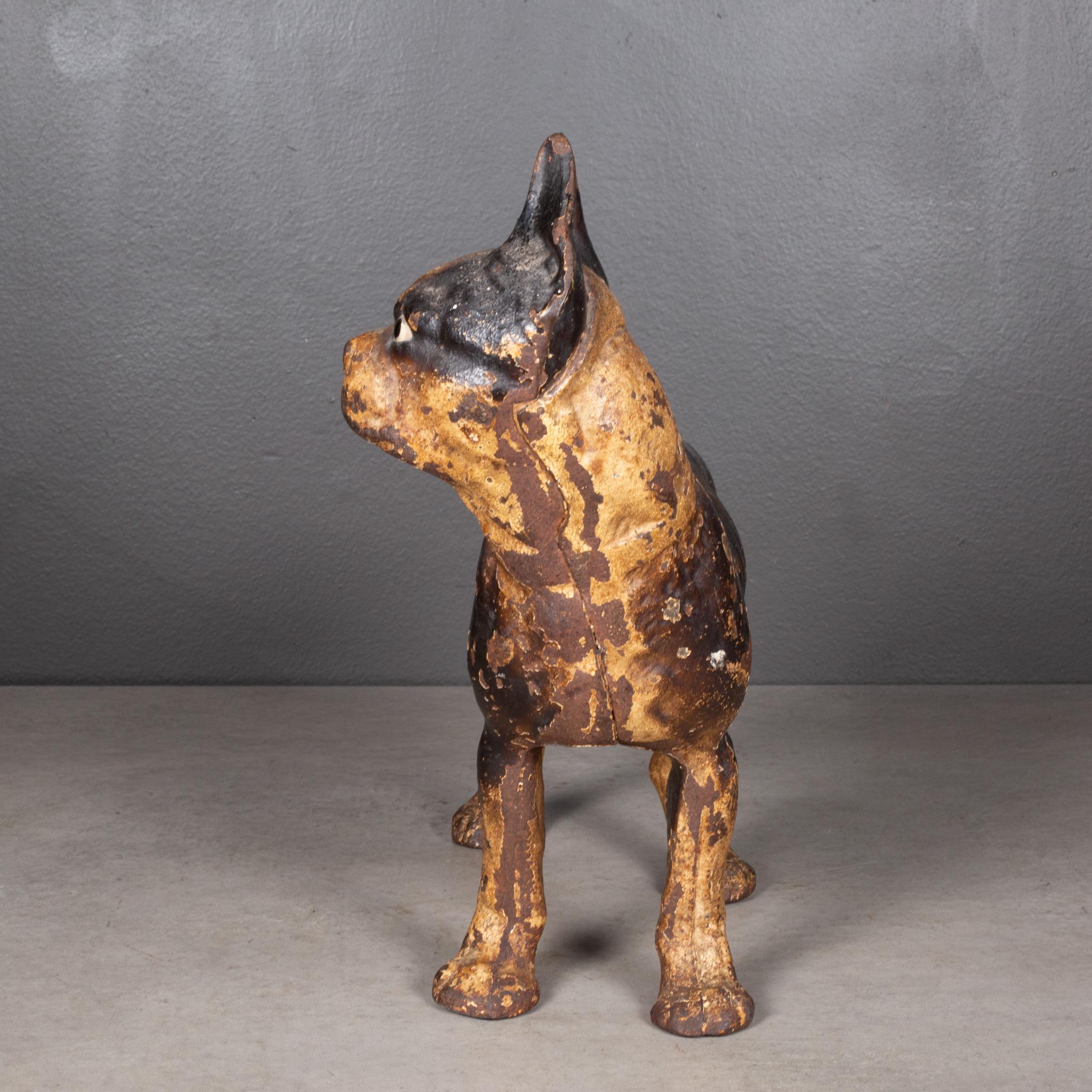 Antique Cast Iron Boston Terrier Doorstop by Hubley, circa 1910-1940 ...