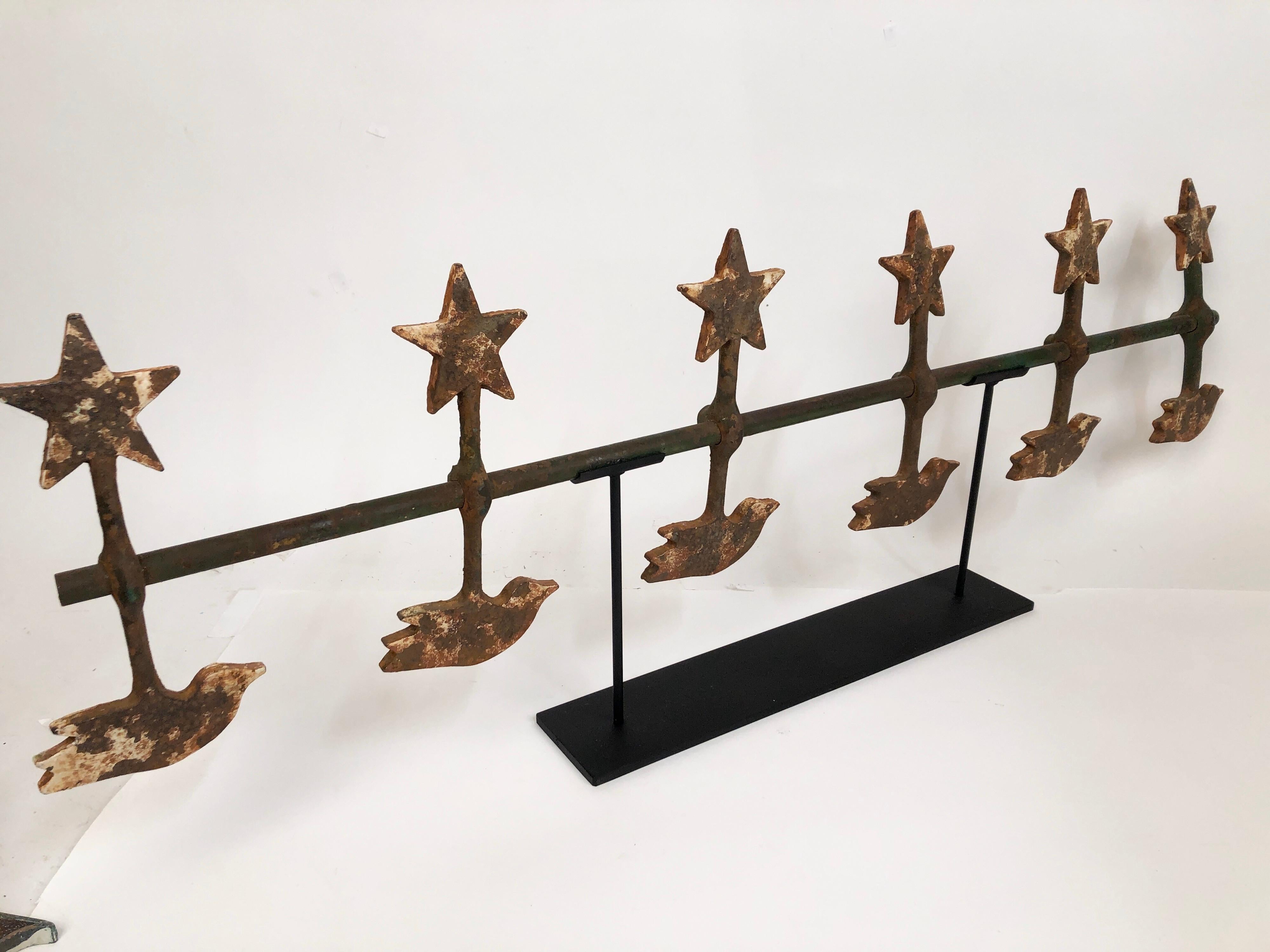 Antique Cast Iron Carnival Spinning Shooting Gallery Targets, circa ...