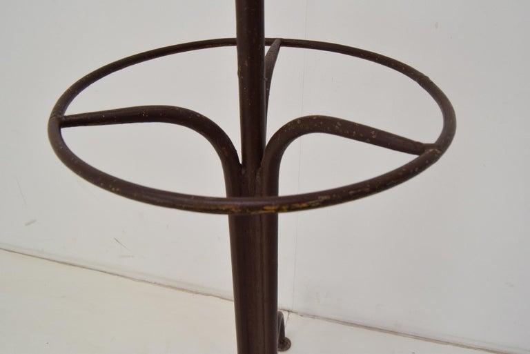 Antique Cast Iron Coat Rack and Umbrellas, 1920's For Sale at 1stDibs