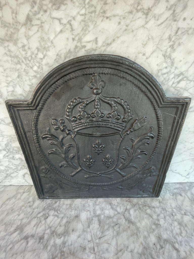 Antique Cast Iron Dutch Fireback at 1stDibs