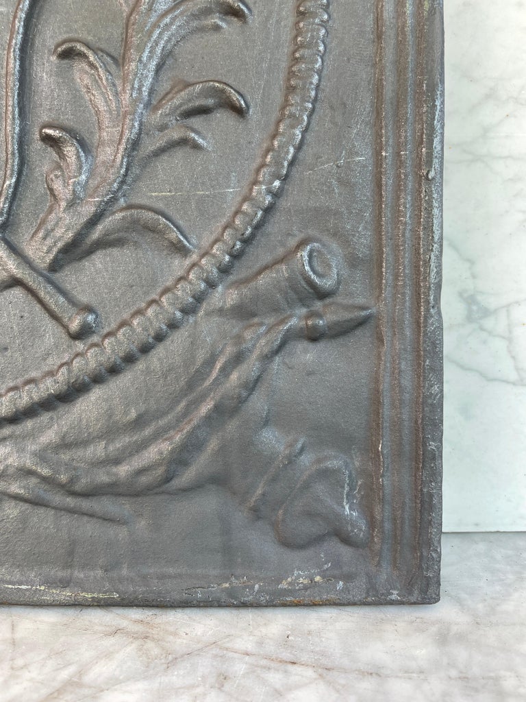 Antique Cast Iron Dutch Fireback at 1stDibs