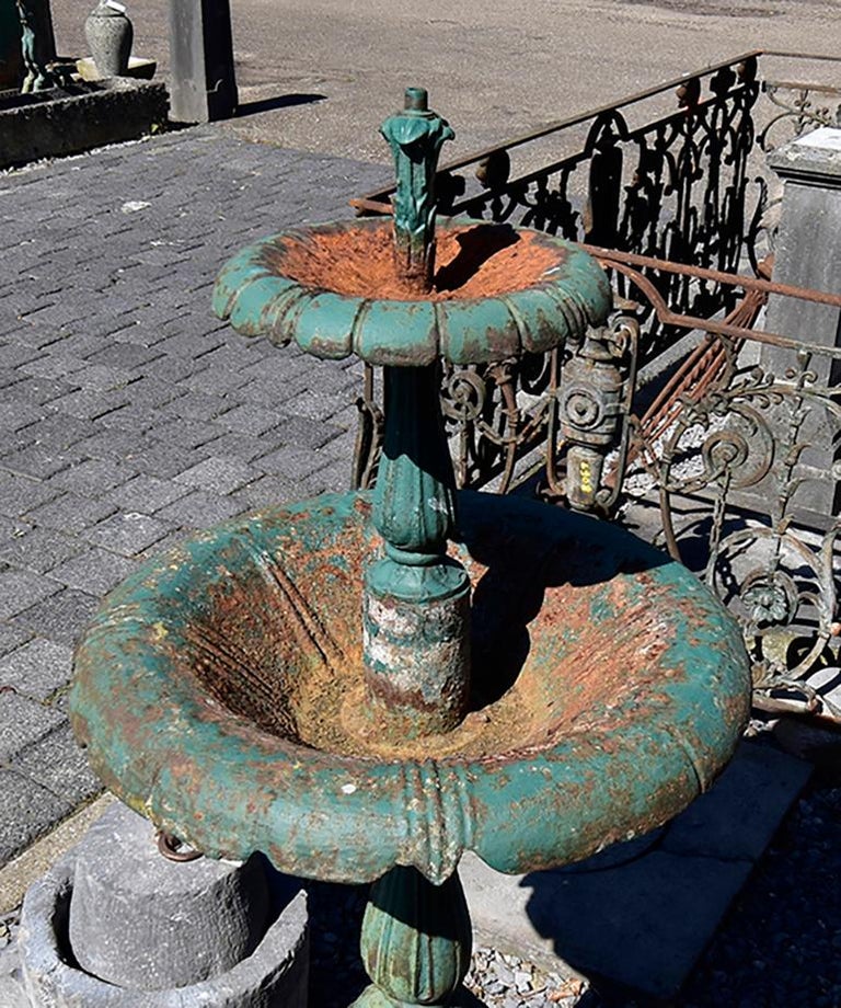 Antique Cast Iron Fountain 19th Century at 1stDibs