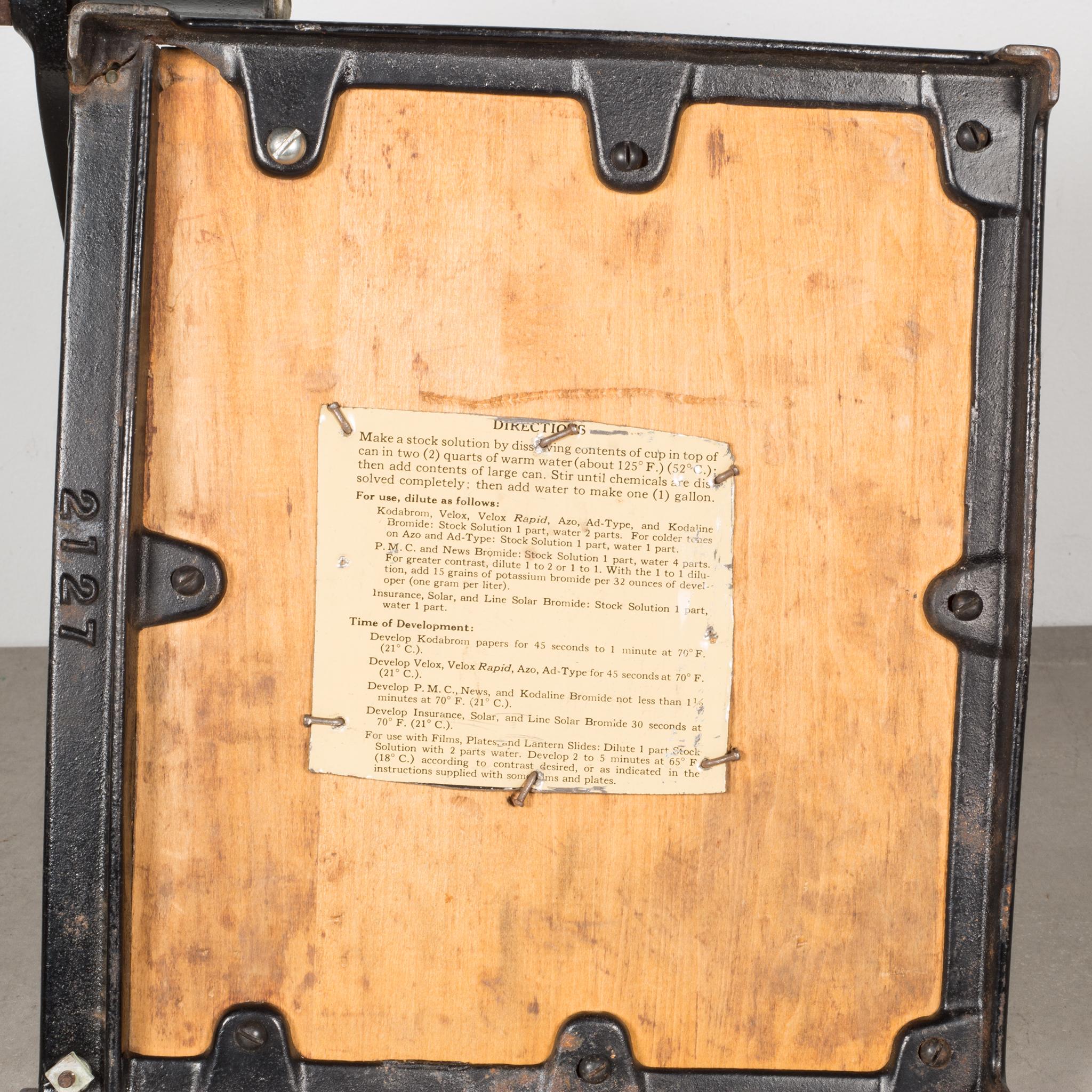 Antique Cast Iron Guillotine Paper Cutter, circa 1940 For Sale at ...
