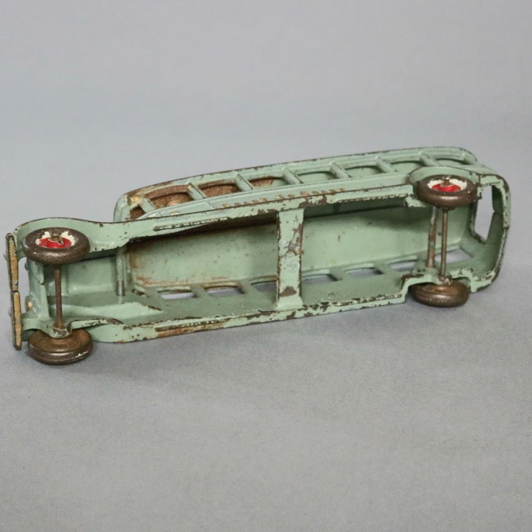 Antique Cast Iron Hubley Coast-to-Coast Toy Passenger Bus, circa 1930 ...