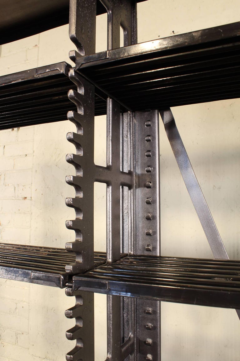 Antique Cast Iron Library Bookshelf Bookstack by Angus Snead MacDonald ...