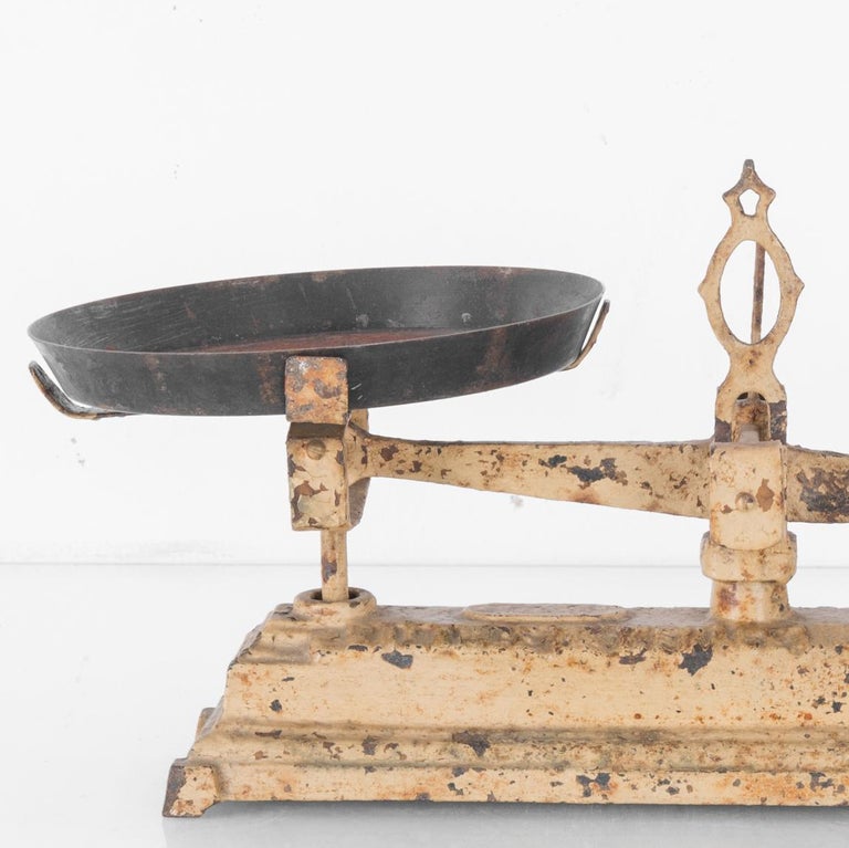 Antique Cast Iron Metal Balance Scale at 1stDibs