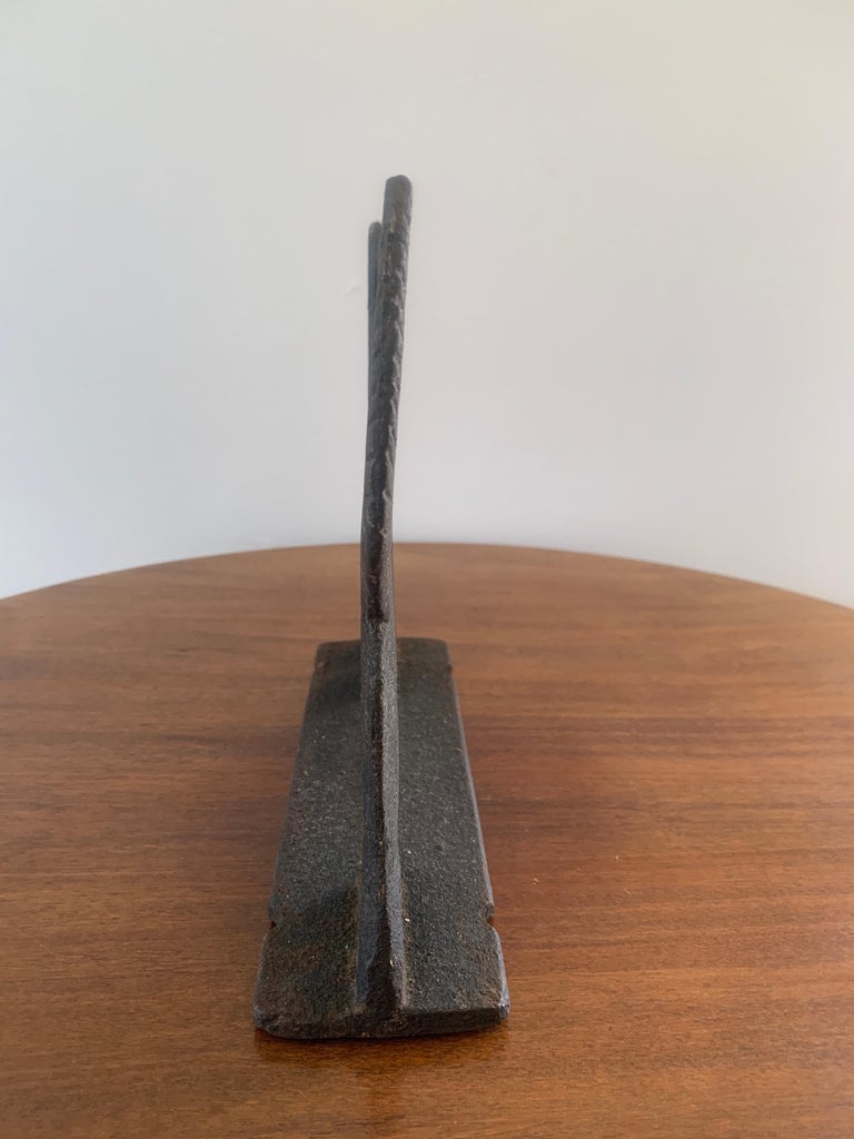 Antique Cast Iron Scottish Terrier Door Stop Boot Scrape, Circa 1920s ...