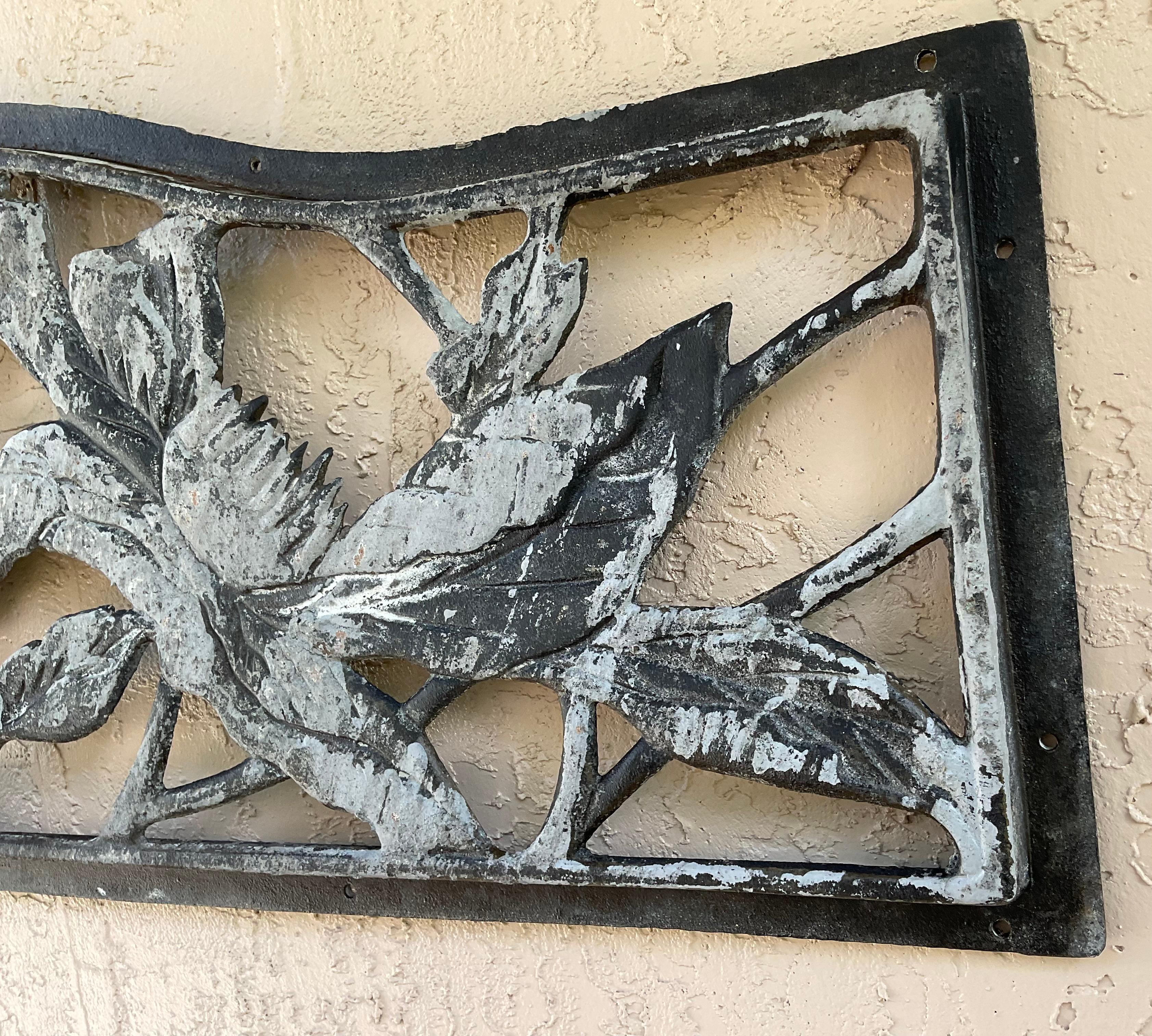 Antique Cast Iron Wall Hanging For Sale at 1stDibs | cast iron hanging ...