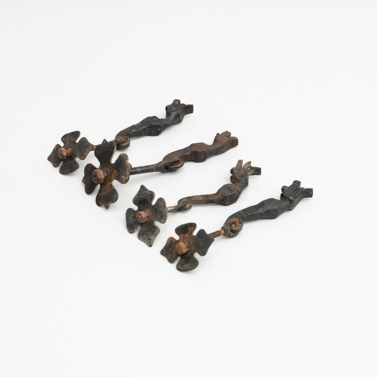 Antique Catalan Modernist Metal Handle, circa 1920 For Sale at 1stDibs