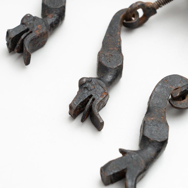 Antique Catalan Modernist Metal Handle, circa 1920 For Sale at 1stDibs