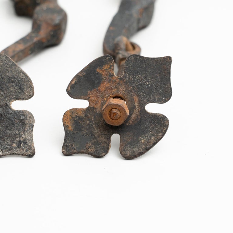 Antique Catalan Modernist Metal Handle, circa 1920 For Sale at 1stDibs