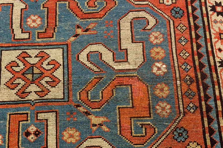 Antique Caucasian Cloudband Kazak Rug, circa 1880 at 1stDibs
