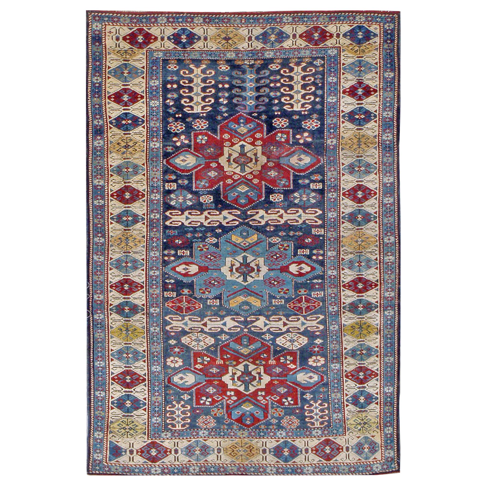 Antique Caucasian Kuba Rug from the Village of Karagashli, circa 1890 ...