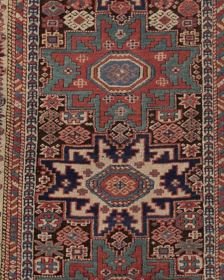 Antique Caucasian Kuba Rug, circa 1880 3'2 x 5'3 For Sale at 1stDibs