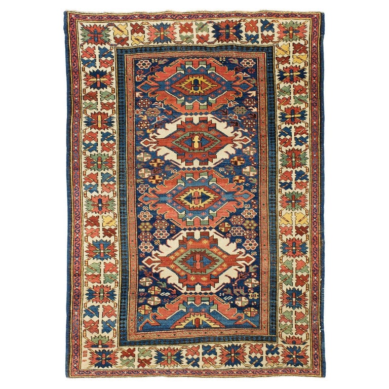 Antique Caucasian Kuba Rug For Sale at 1stDibs