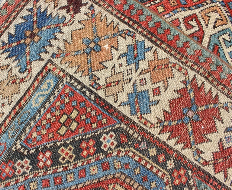 Antique Caucasian Kuba Rug with Intricate and Complex Design For Sale ...