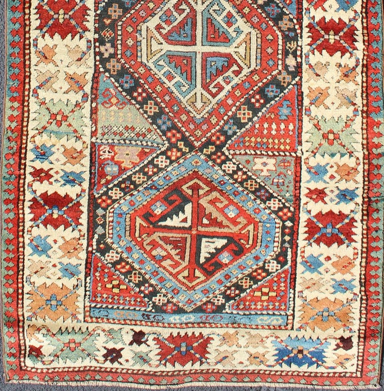 Antique Caucasian Kuba Rug with Intricate and Complex Design For Sale ...