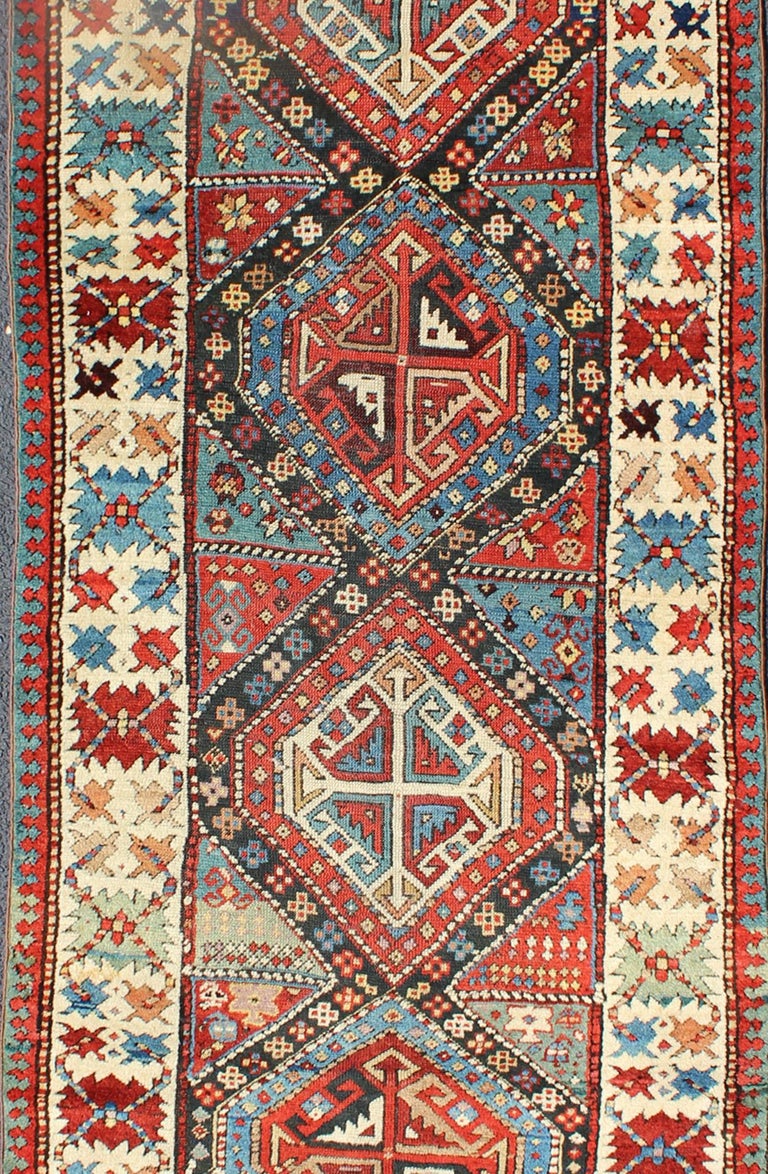 Antique Caucasian Kuba Rug with Intricate and Complex Design For Sale ...