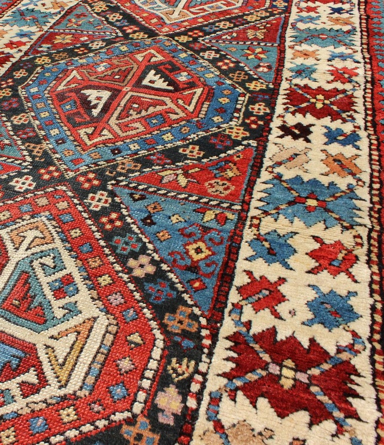 Antique Caucasian Kuba Rug with Intricate and Complex Design For Sale ...