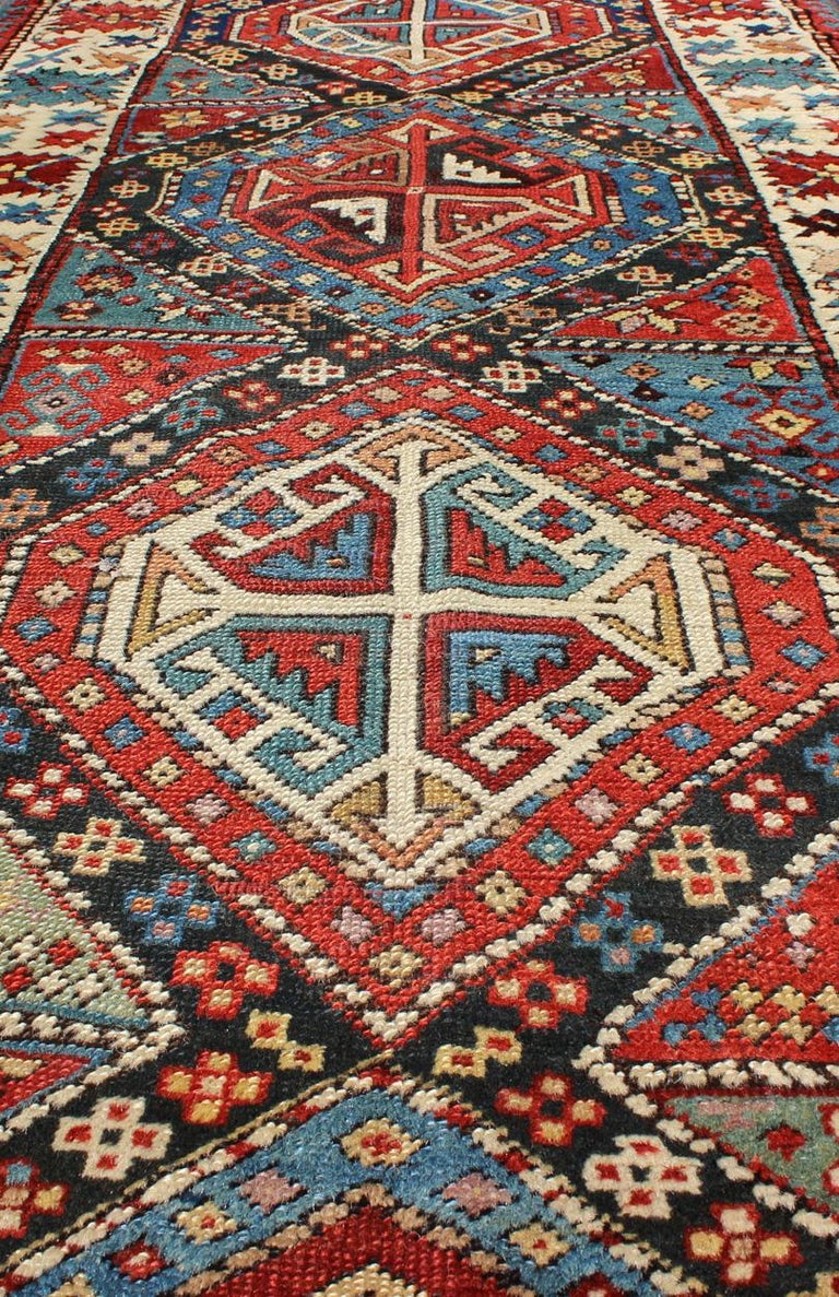 Antique Caucasian Kuba Rug with Intricate and Complex Design For Sale ...