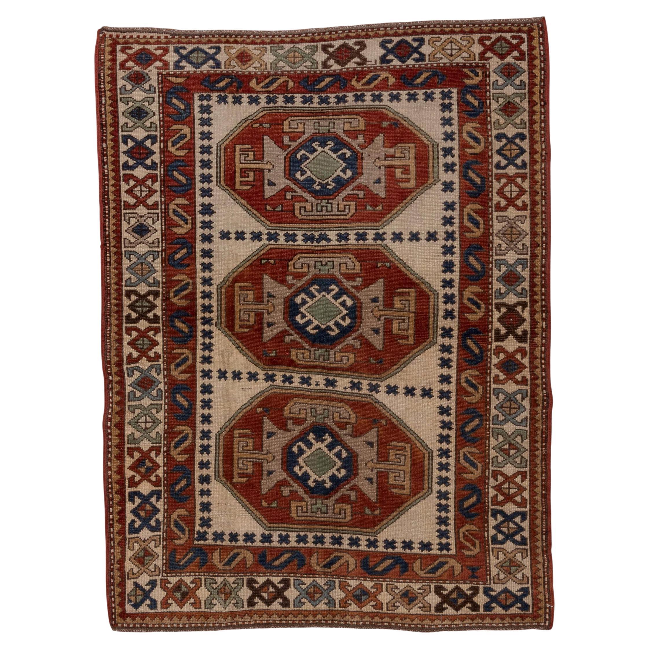 Antique Caucasian Rug, circa 1920s For Sale at 1stDibs