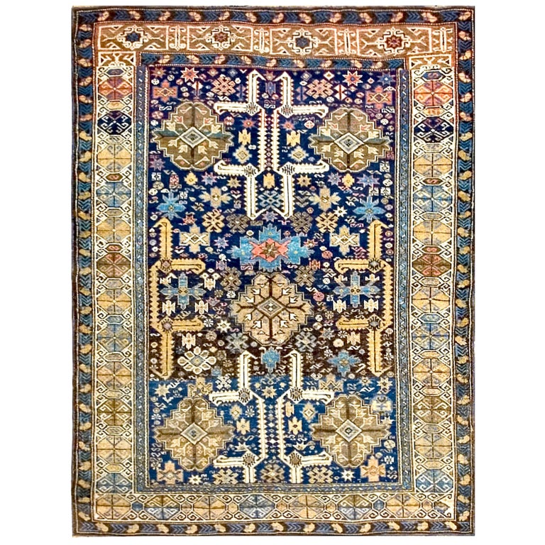 Antique Caucasian Rug For Sale at 1stDibs
