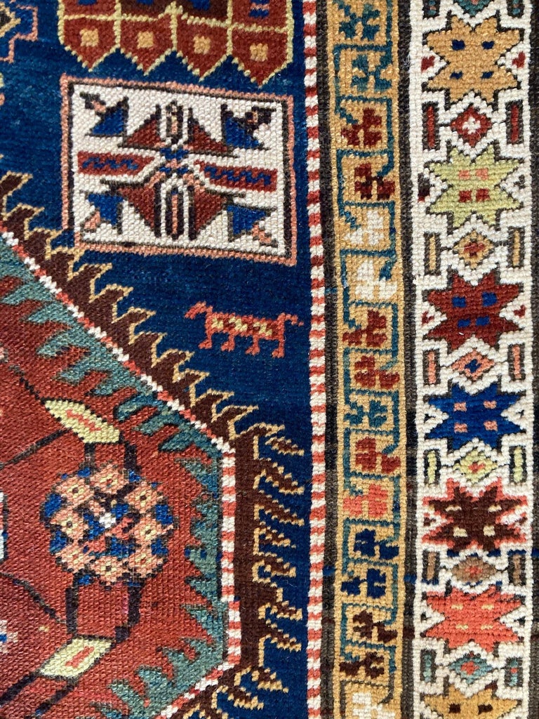 Antique Caucasian Runner For Sale at 1stDibs