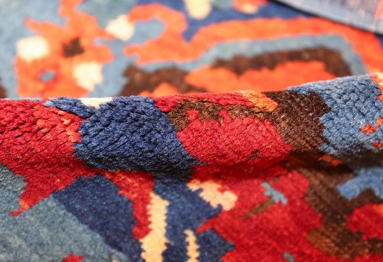 Antique Caucasian Seychour Rug. Size: 3 ft 10 in x 5 ft (1.17 m x 1.52 ...