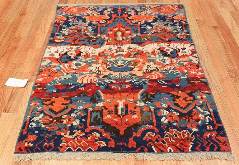Antique Caucasian Seychour Rug. Size: 3 ft 10 in x 5 ft (1.17 m x 1.52 ...