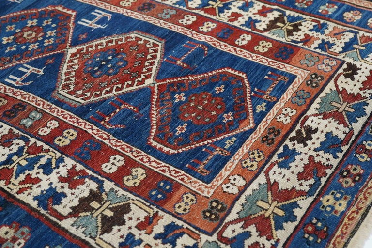 Antique Caucasian Shirvan Rug 3'9'' x 7'3'' For Sale at 1stDibs