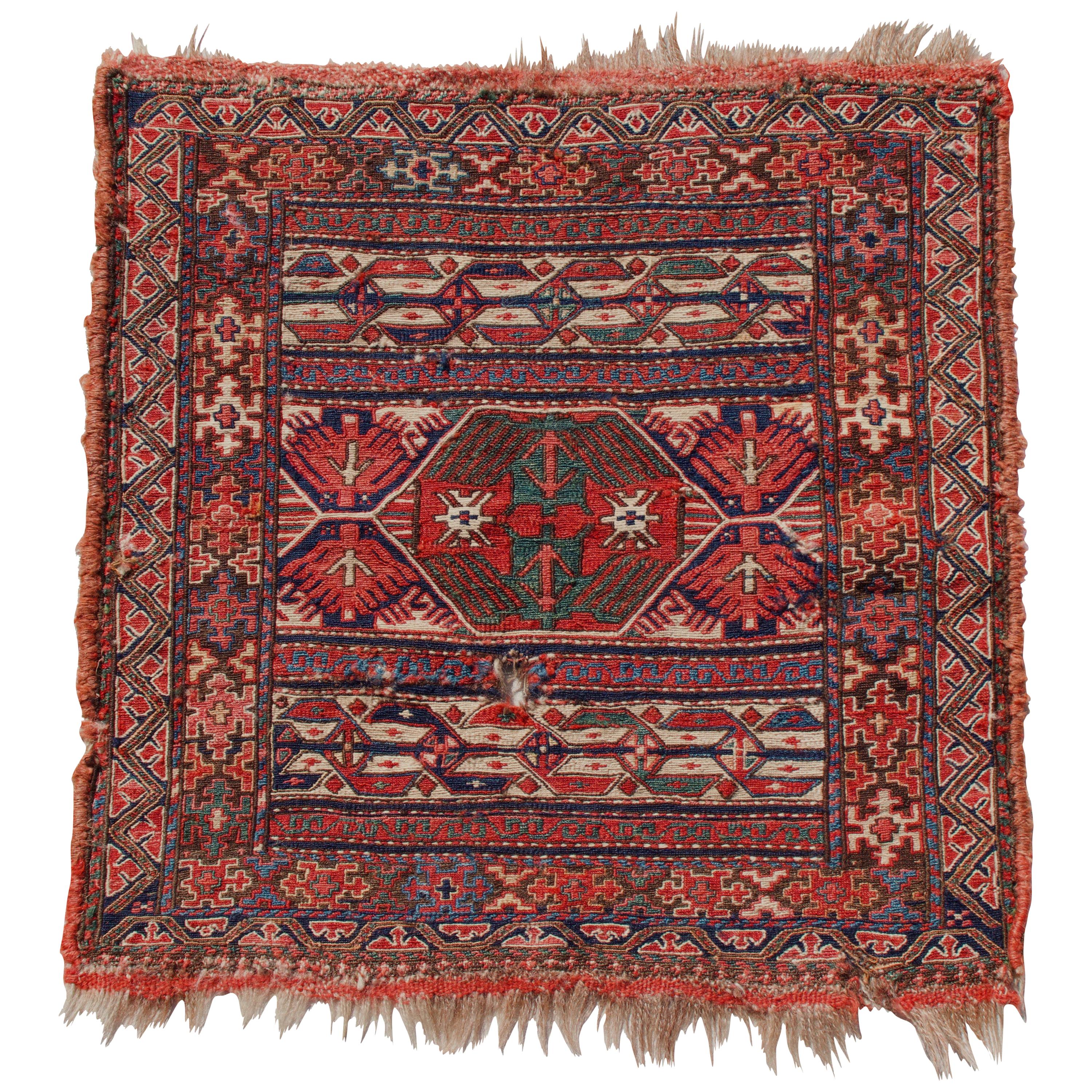 Antique Caucasian Shirvan Soumak Rug, District of Shemaka, Russian ...