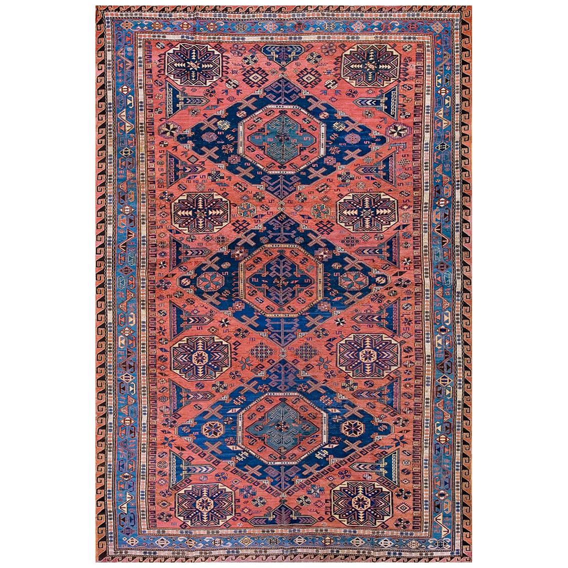 Antique Caucasian Dragon Soumak Rug at 1stDibs