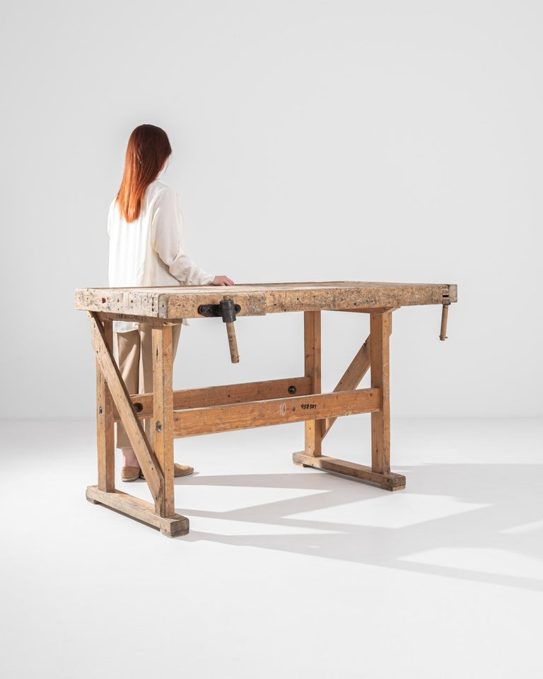 Antique Central European Carpenter’s Bench For Sale at 1stDibs
