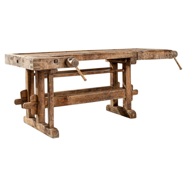 Antique Central European Carpenter’s Bench For Sale at 1stDibs