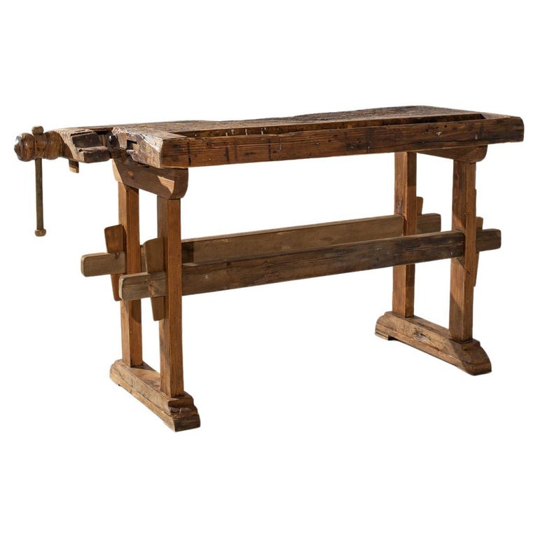 Antique Central European Carpenter’s Bench For Sale at 1stDibs