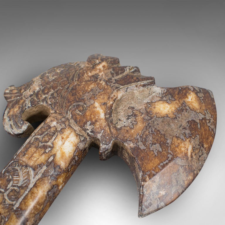 Antique Ceremonial Axe, Chinese, Jade, Decorative Tool, Shang Dynasty ...
