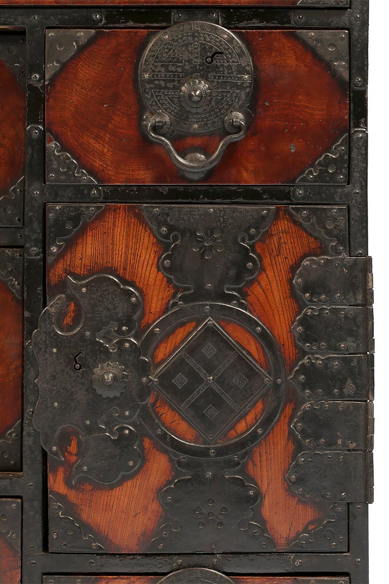 Antique Ceremonial Dress and Sword Tansu, Sendai, Japan at 1stDibs