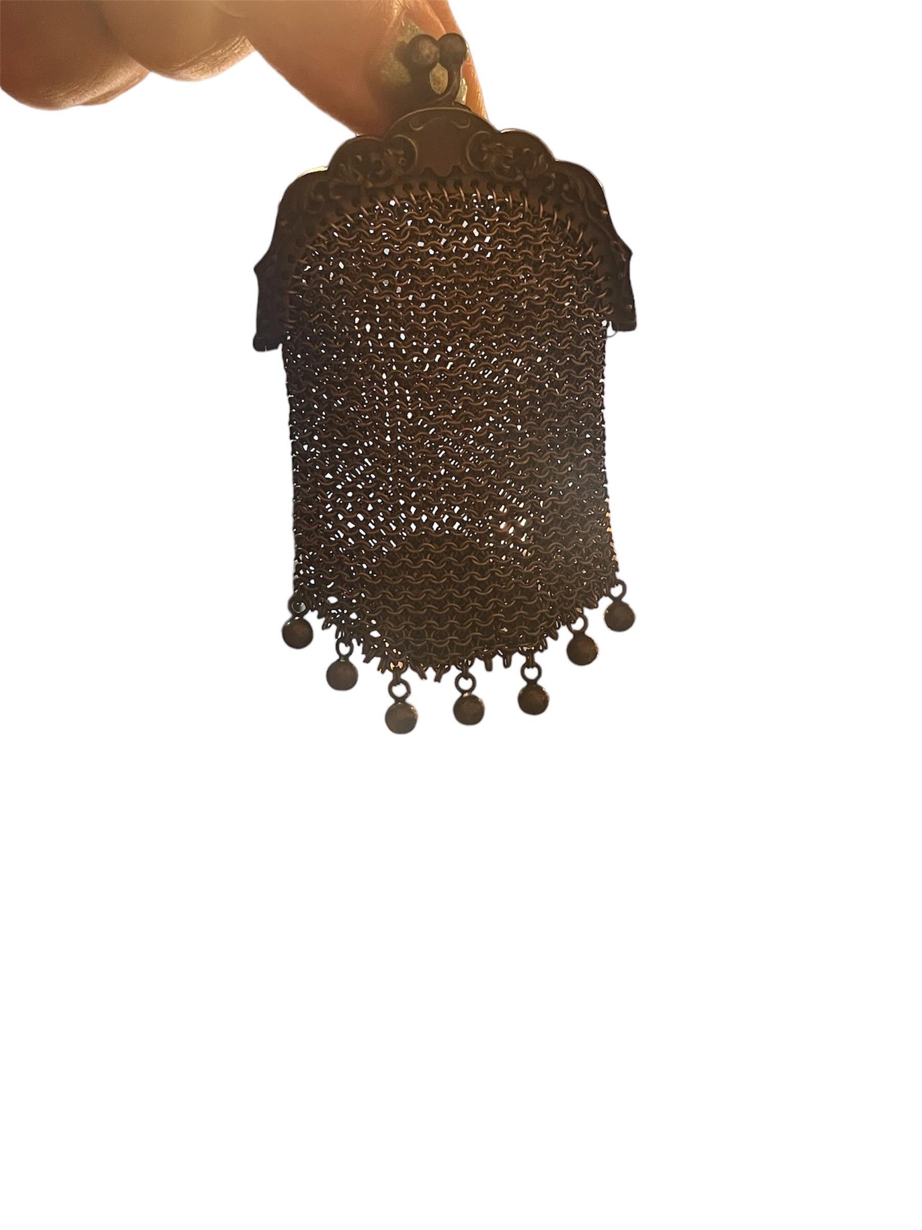 Antique Chainmaille Coin Purse For Sale at 1stDibs