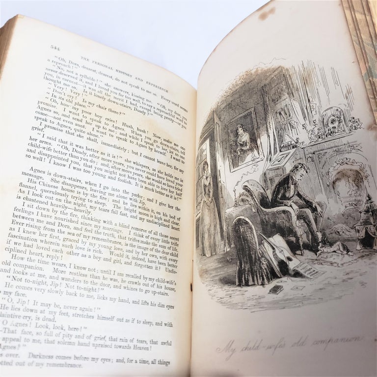 Antique Charles Dickens First Edition David Copperfield 1850 Chapman ...
