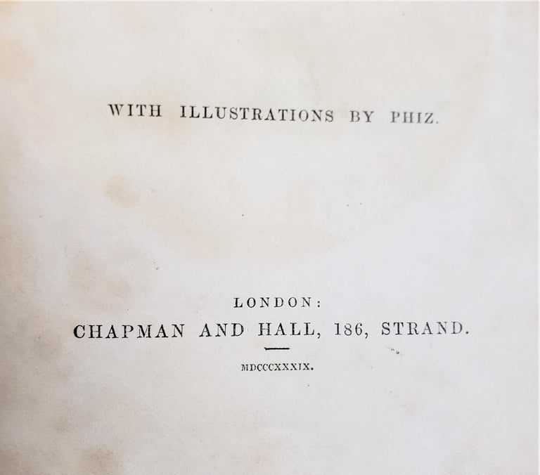 Antique Charles Dickens First Edition Nicholas Nickleby 1839 Chapman ...
